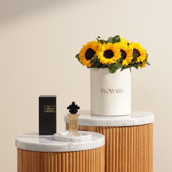 Buy and send Mirwad Signature Perfume | Memorable Gesture Flowers Box ...