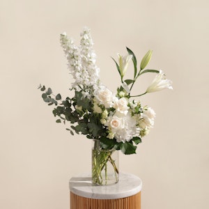 Buy and send Celestial White Harmony Flowers Vase By September Studio ...